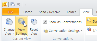 MS Outlook custom columns